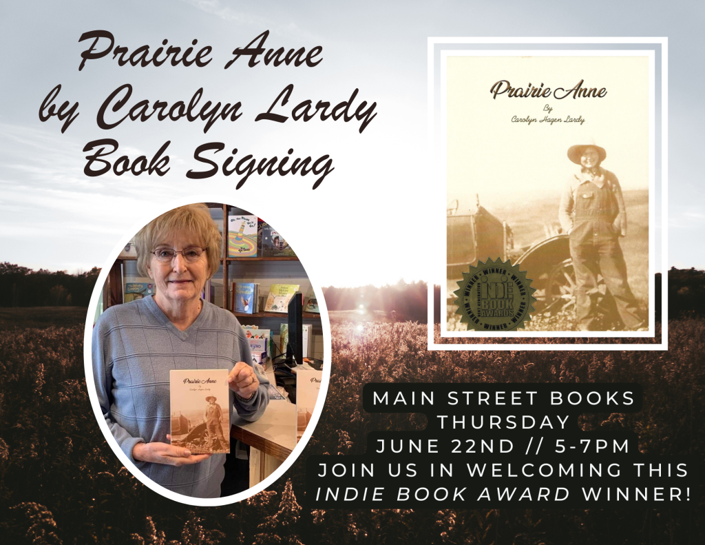 Prairie Anne by Carolyn Lardy Book Signing - Downtown Minot